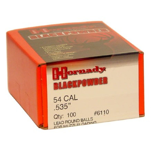 Hornady 54 Cal .535 Diamater 230 Grain Lead Round Balls 100 Count